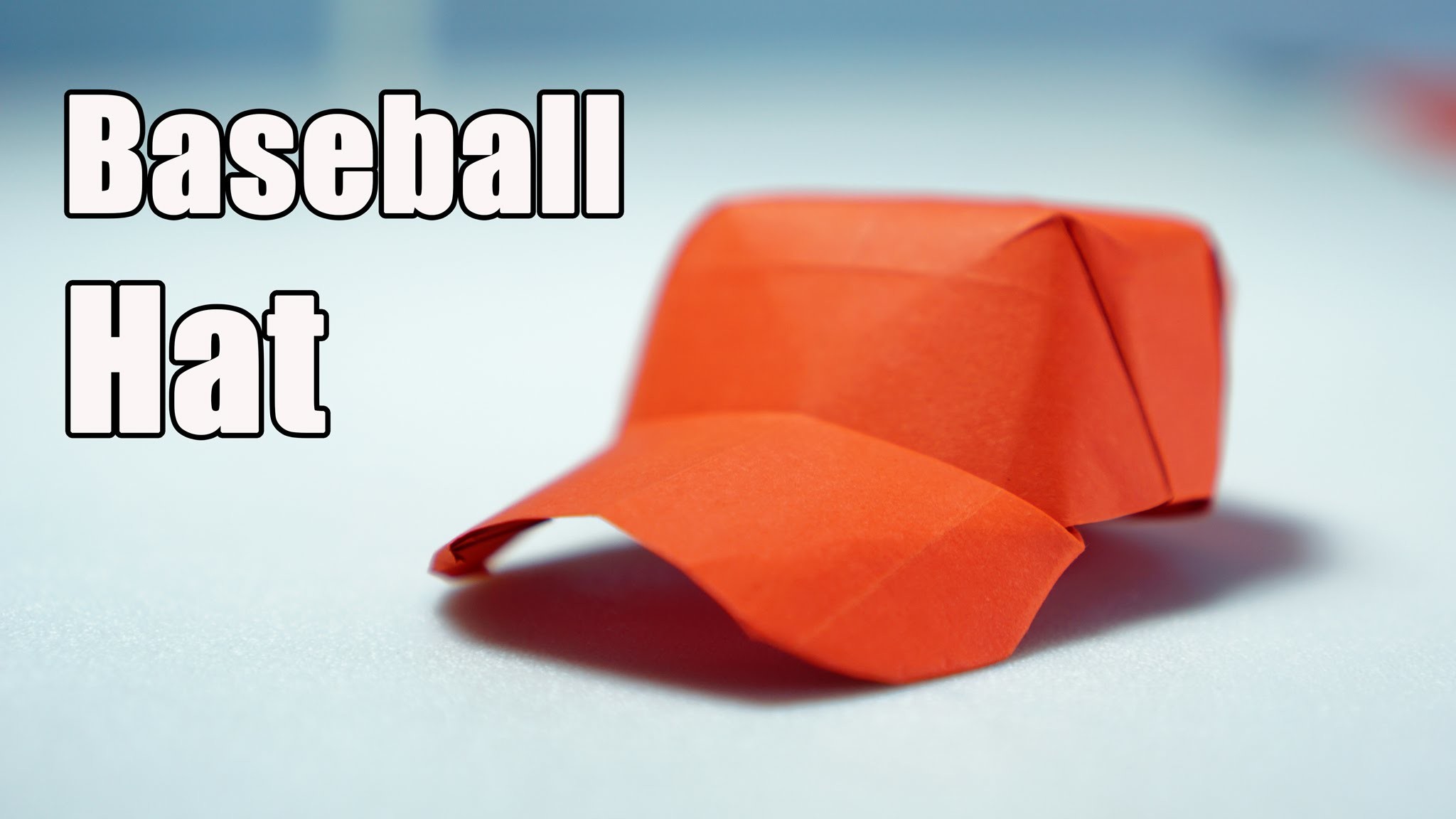 Origami Baseball Hat Tutorial DIY Henry Ph m 