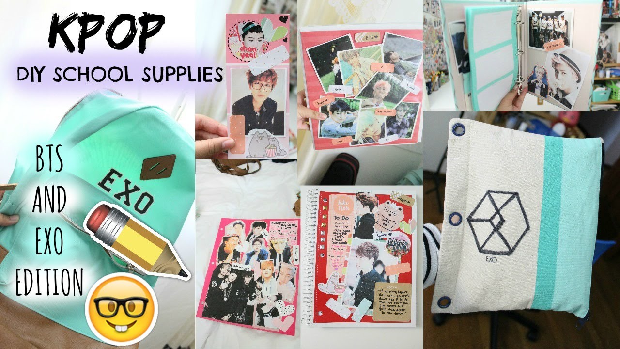 Kpop Diy School Stuff