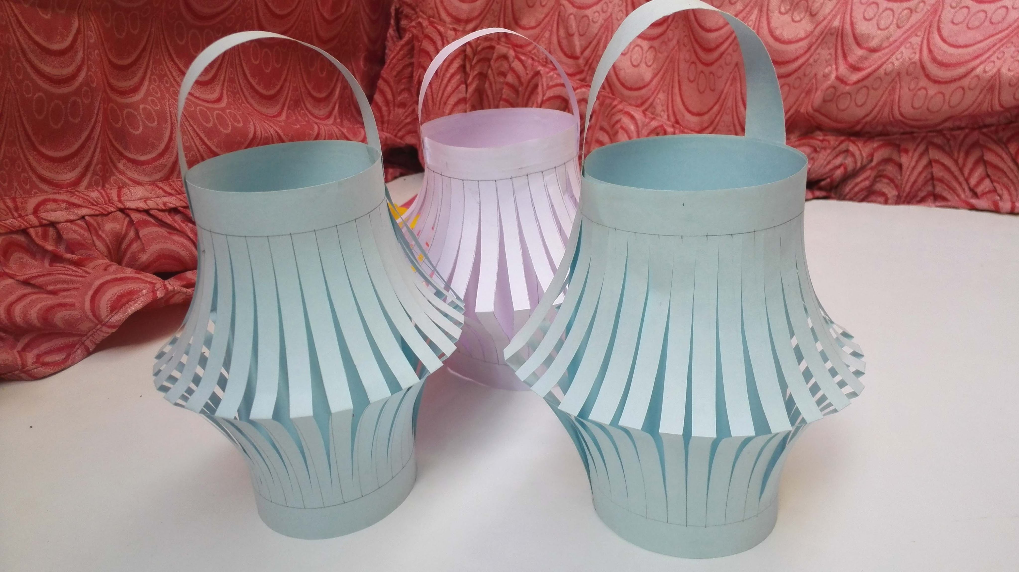 How To Make Chinese Paper Lantern With 2 Copy Papers Quick And Easy 
