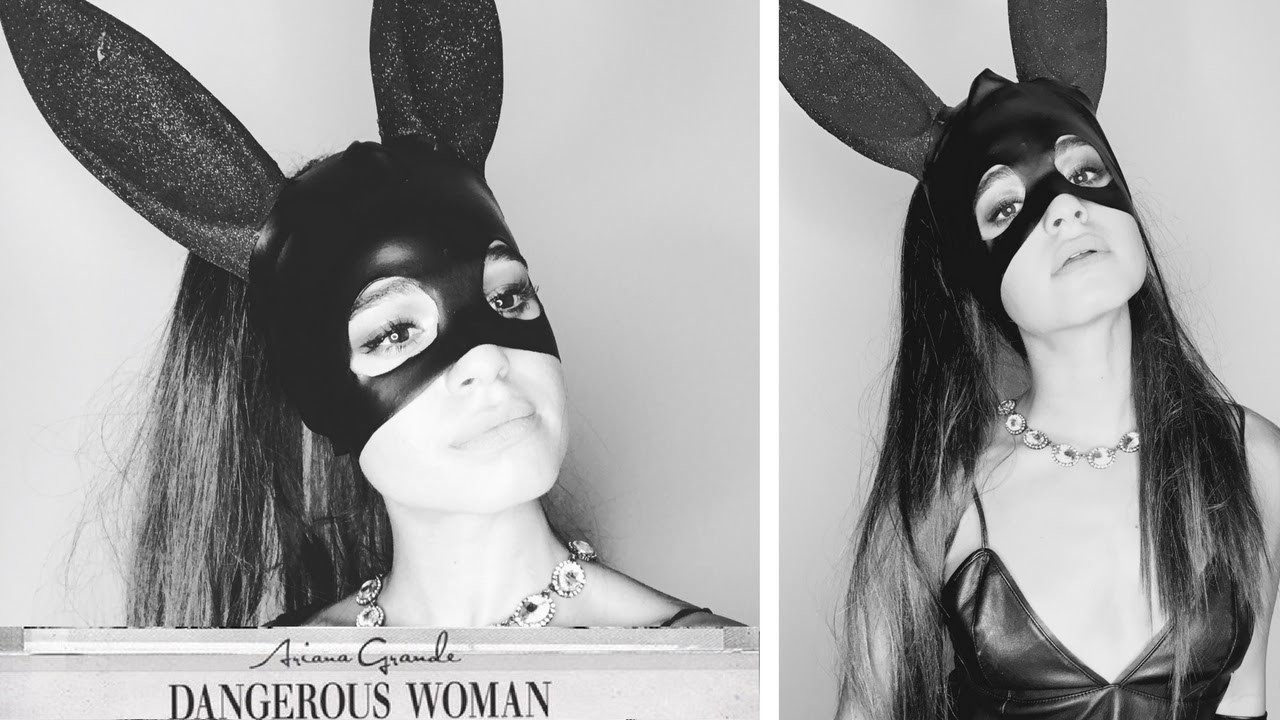 Ariana Grande Halloween Tutorial Diy Bunny Mask