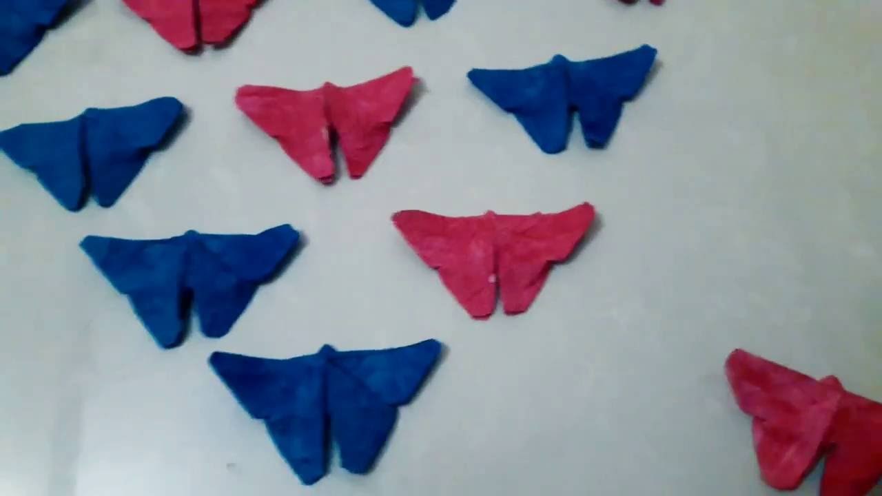 How To Make Butterflies From Card Sheet Paper