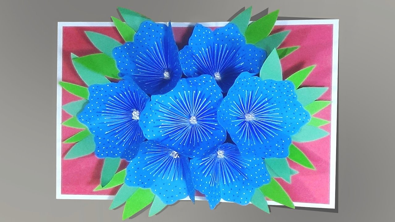 How To Make A 3d Flower Pop UP Card