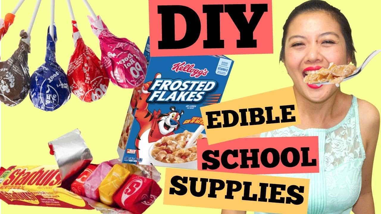 DIY EDIBLE SCHOOL SUPPLIES PART 3.Tootsie Pop Pen.Starburst Pencil Case ... DIY EDIBLE SCHOOL SUPPLIES PART 3.Tootsie Pop Pen.Starburst Pencil Case ...