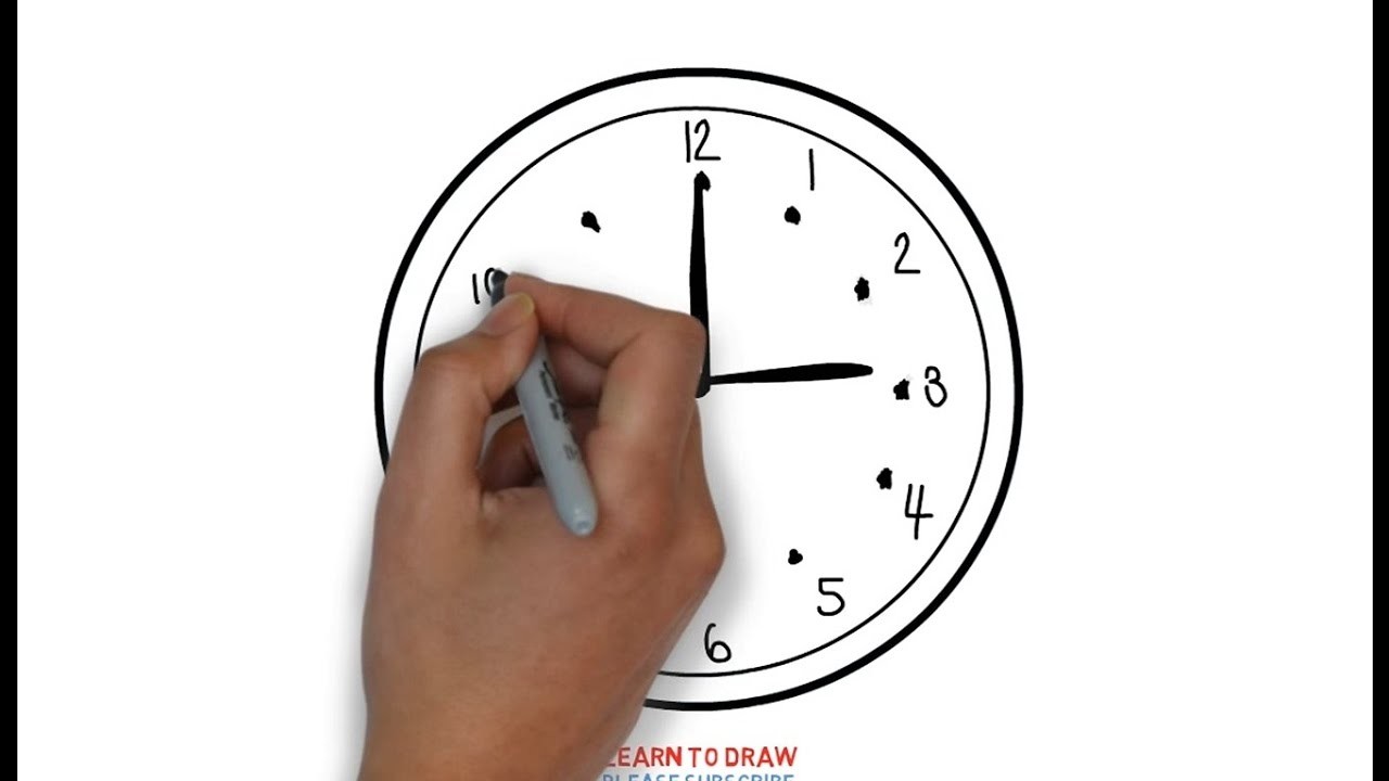 Easy Step For Kids How To Draw A Clock easy-step-for-kids-how-to-draw-a-clock