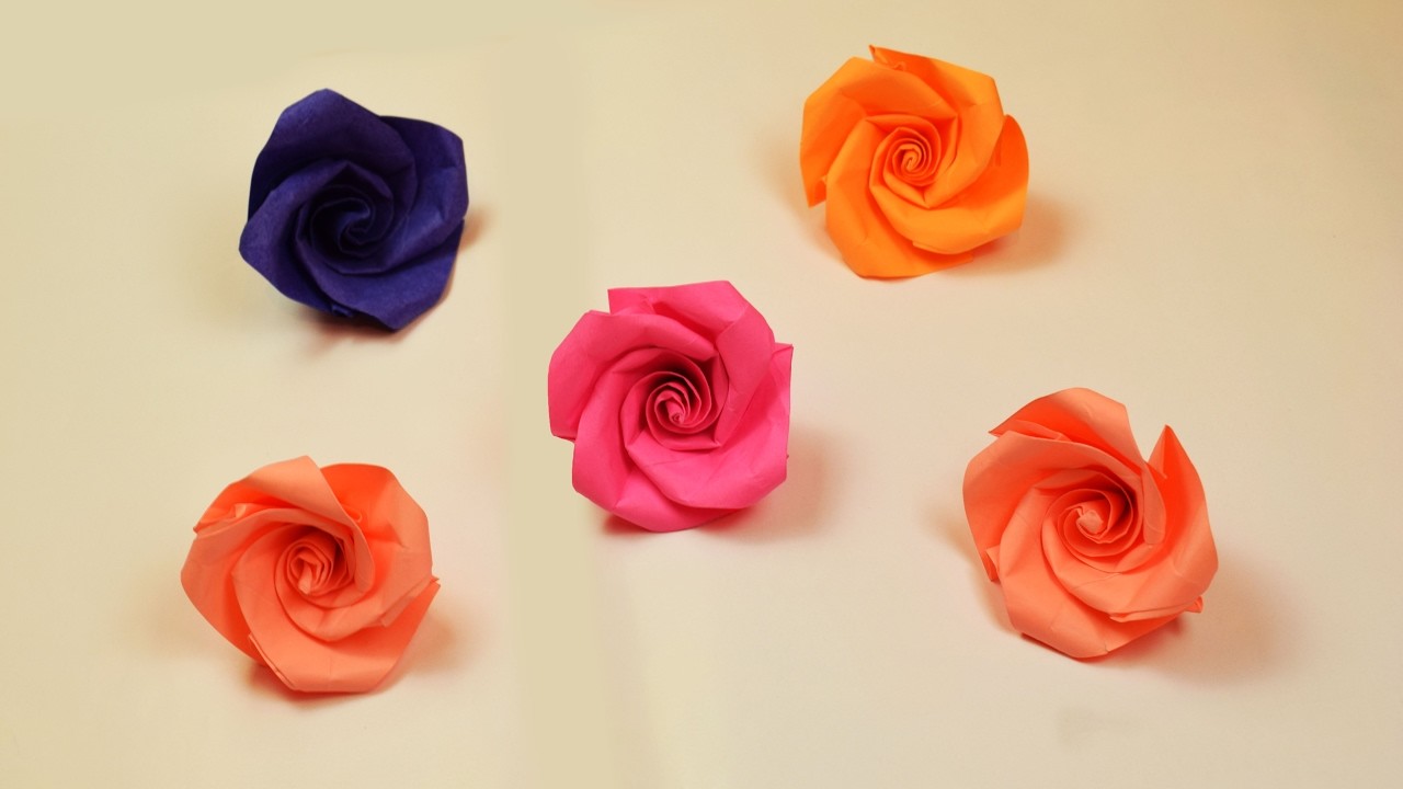 How To Make A Paper Rose 