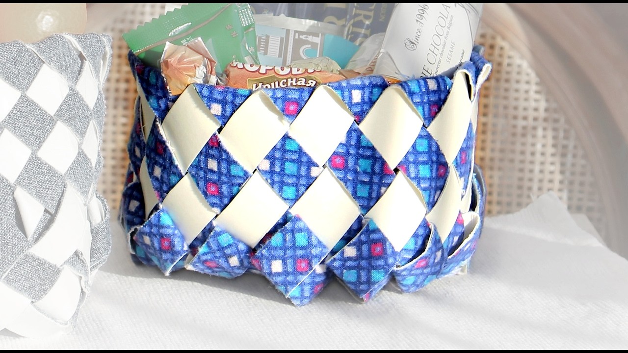 How To Make Basket From Milk Carton