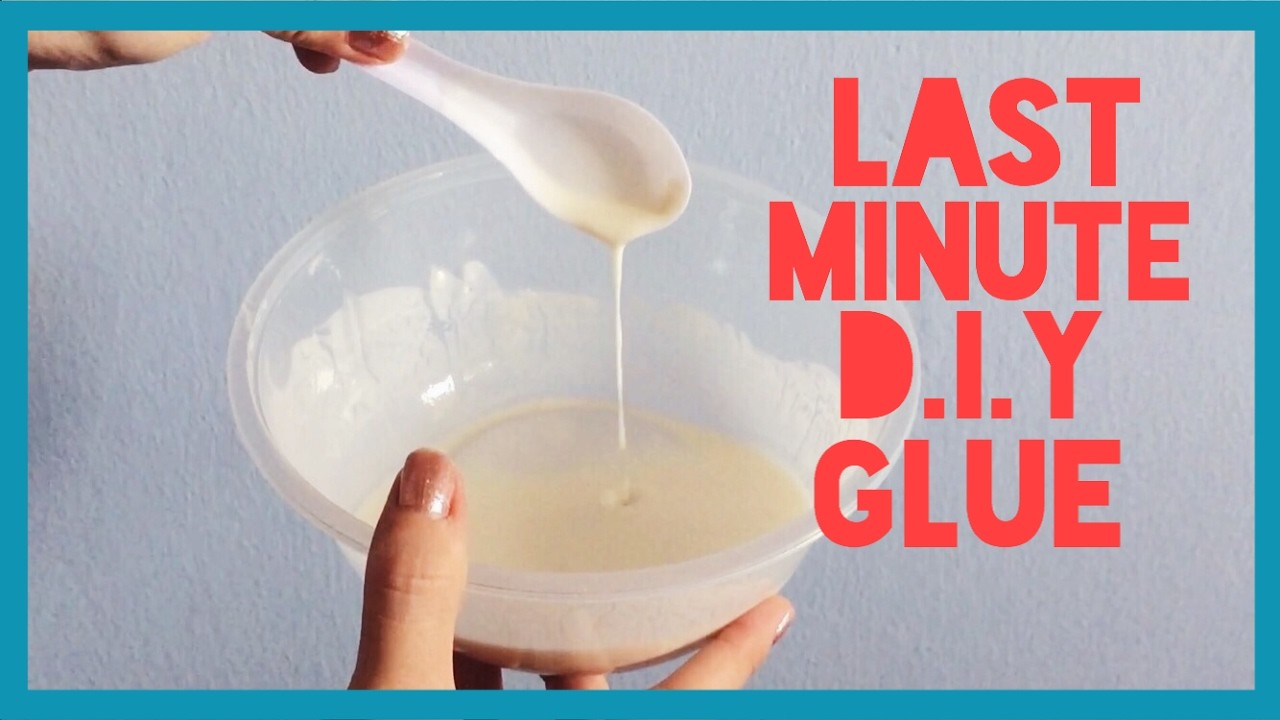 2 Ingredient DIY Glue Paper Mache Paste Quick And Easy Tutorial 