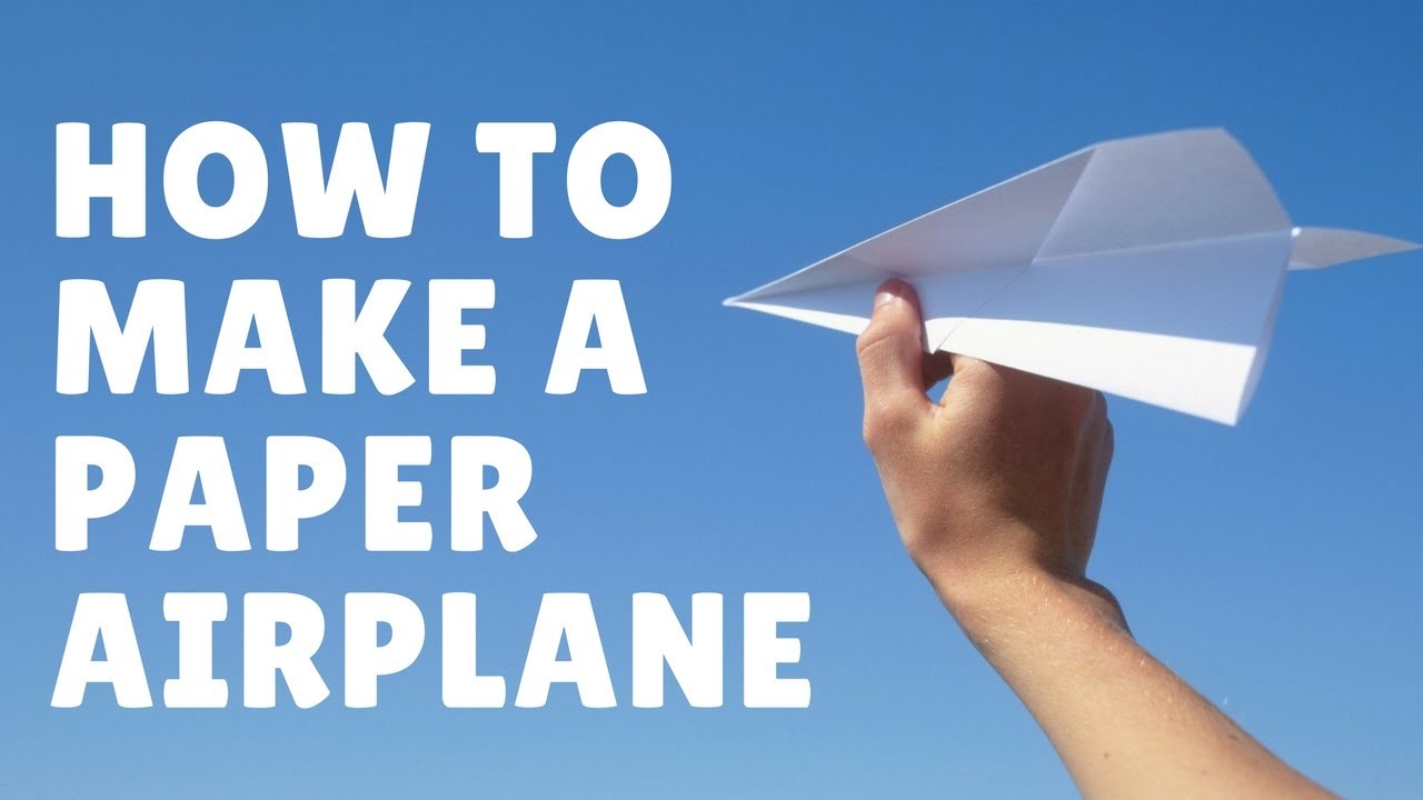 How To Make A Paper Airplane Simple Paper Airplane That Fly Far