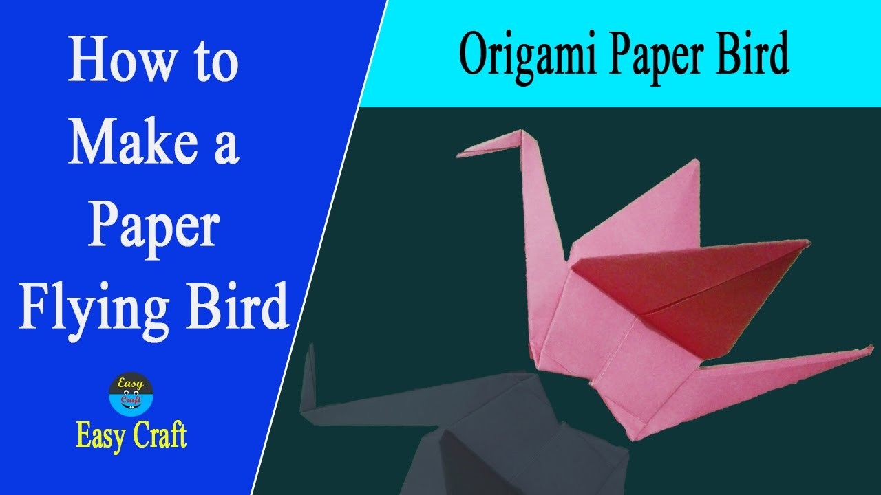 how-to-make-a-paper-flying-bird-origami-paper-bird-easy-craft