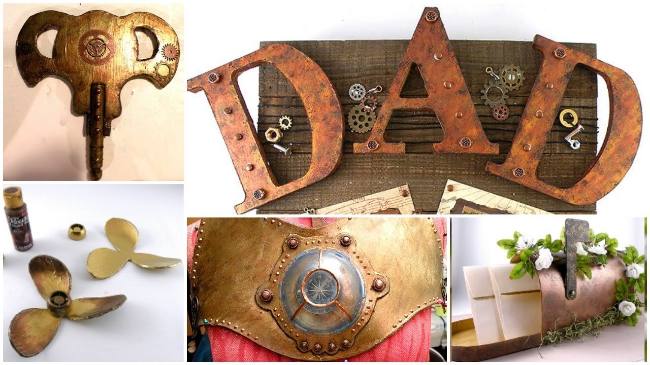 How To Make Craft Foam Look Like Aged Metal