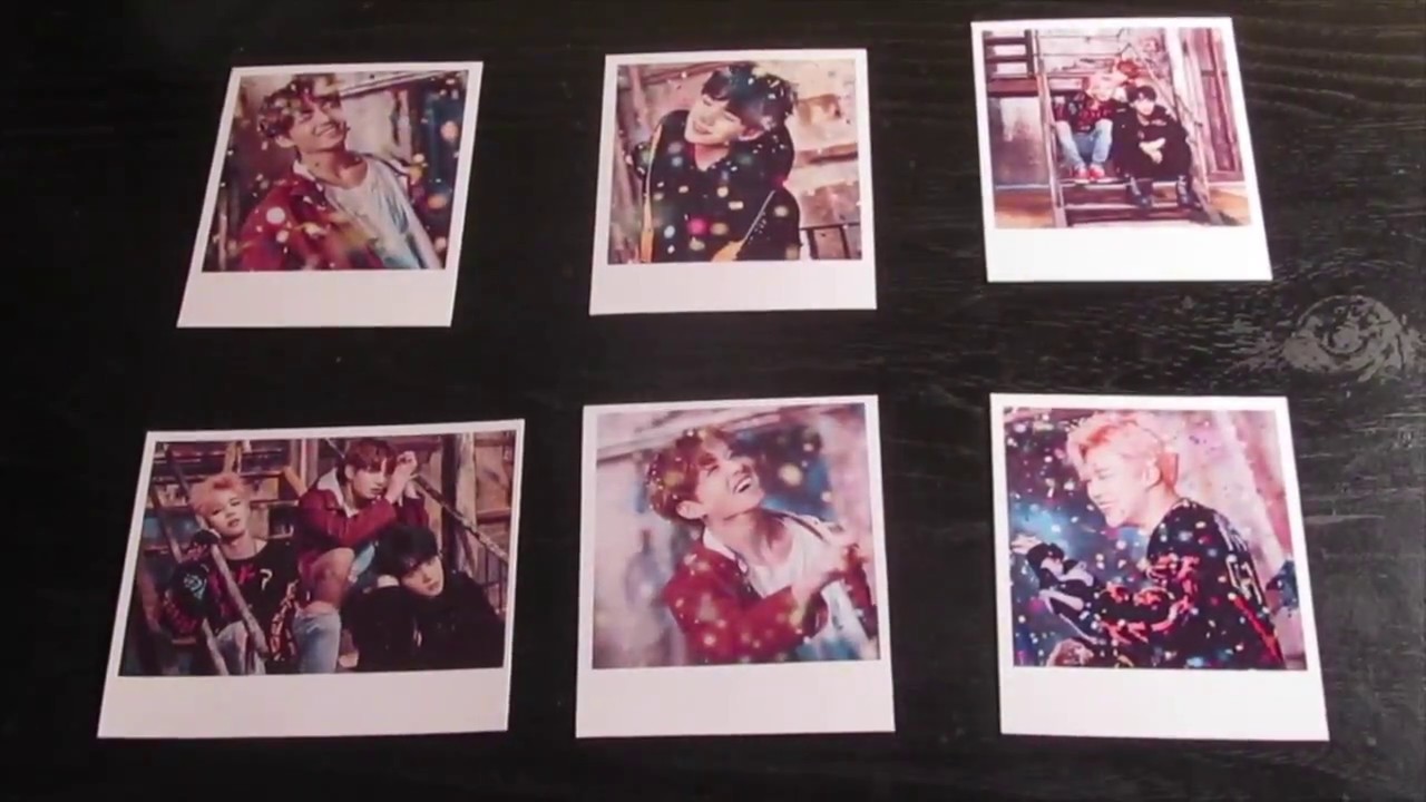 DIY Kpop Photocards Polaroids BTS 