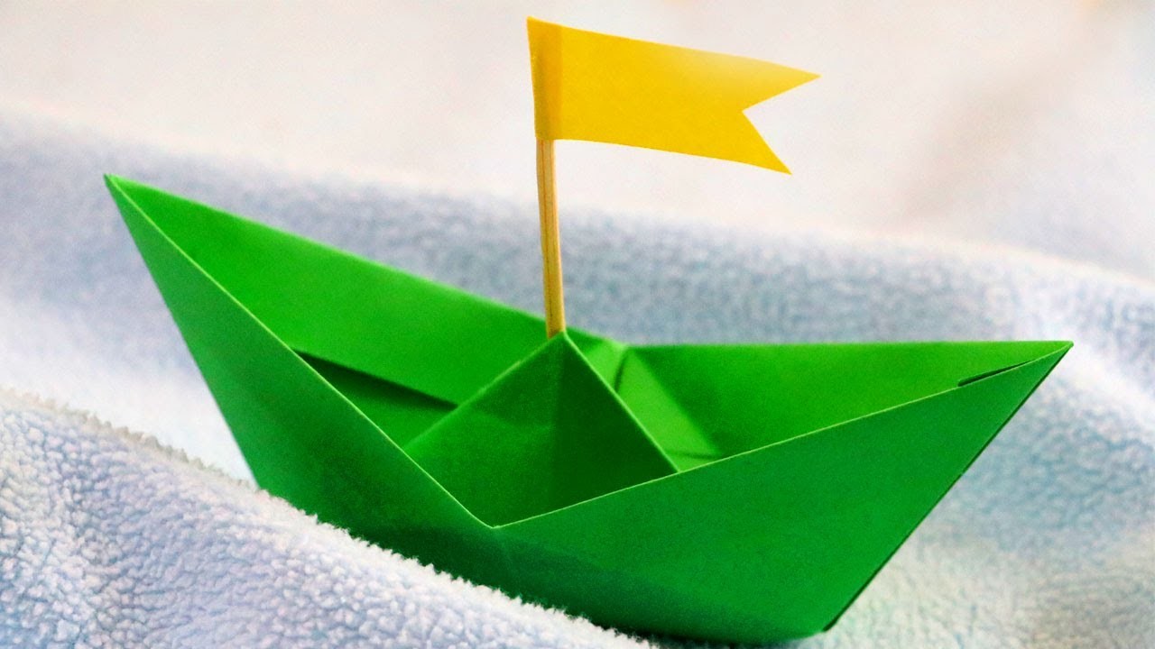 DIY Paper Boat That Floats In Water Easy Paper Crafts For Kids Little 