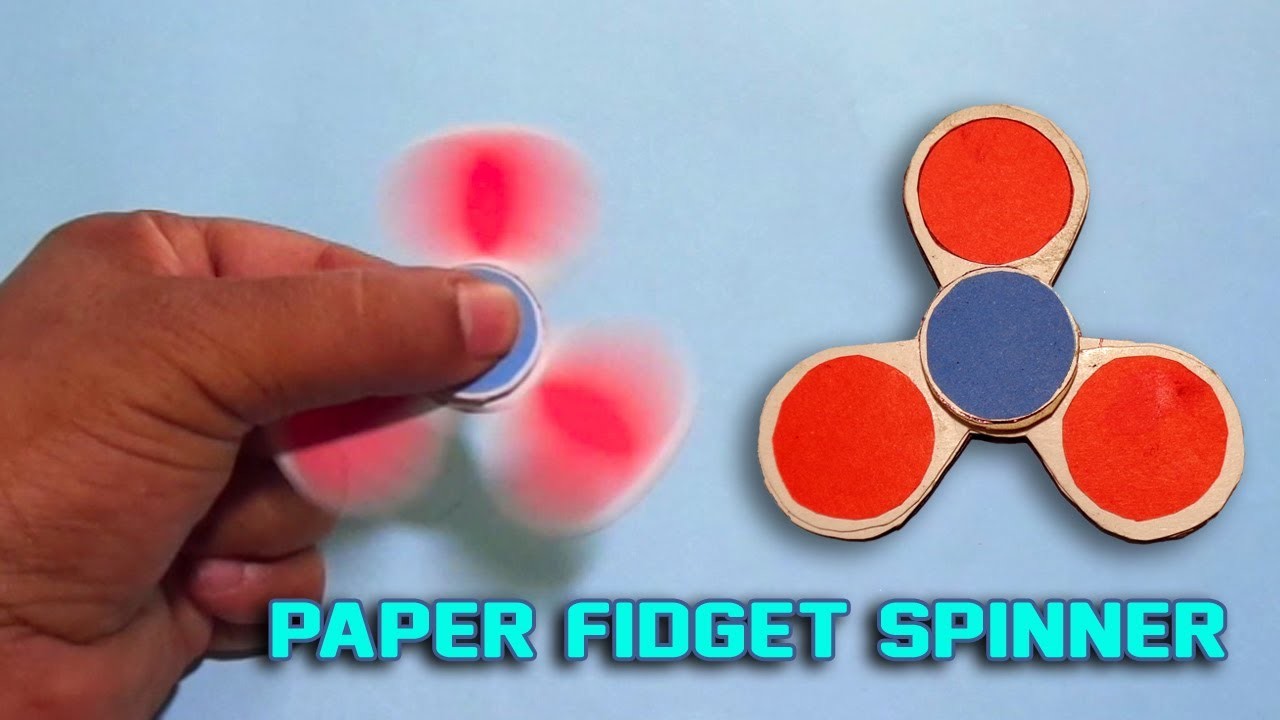 DIY Paper Fidget Spinner - How To Make an Origami Fidget Spinner ... DIY Paper Fidget Spinner - How To Make an Origami Fidget Spinner ...