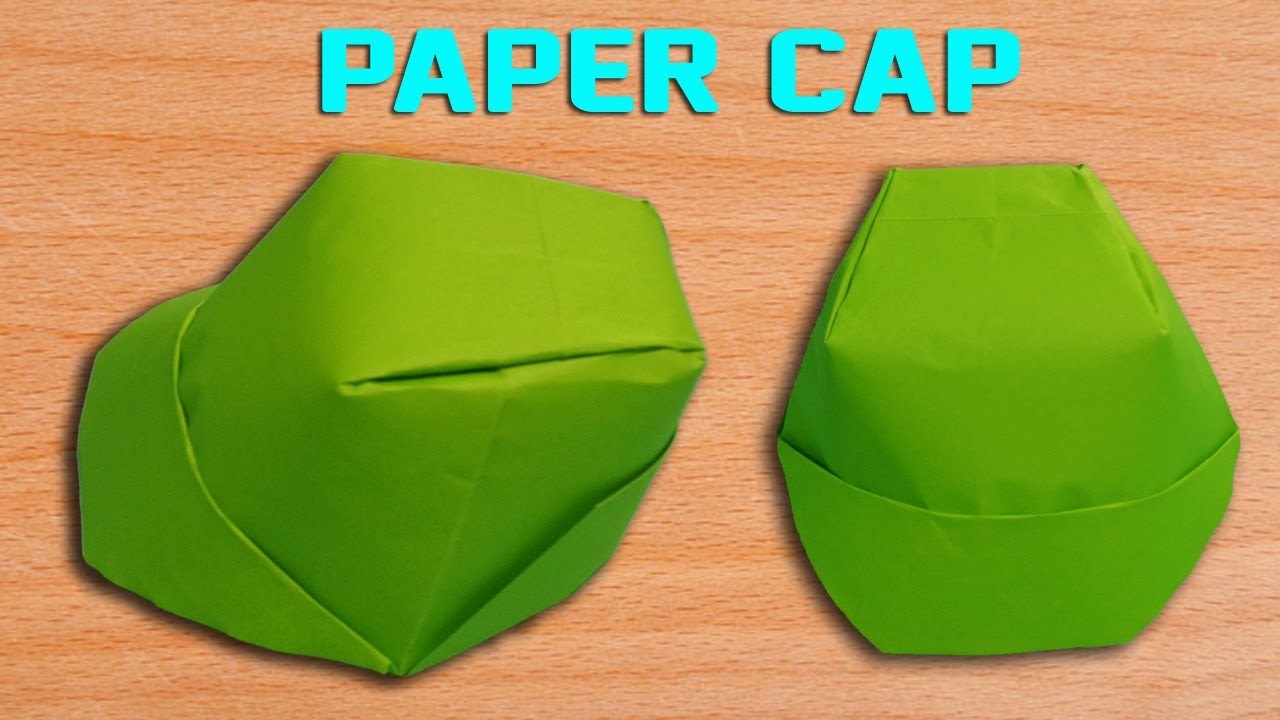 How To Make A Paper Cap DIY Origami Hat Making Simple And Easy 
