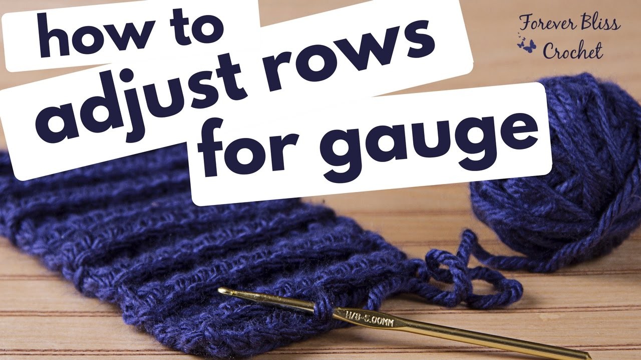 2 Ways To Adjust Rows For Gauge