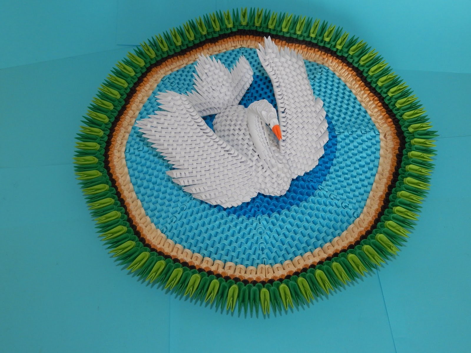 How To Make 3d Origami Swan Part1