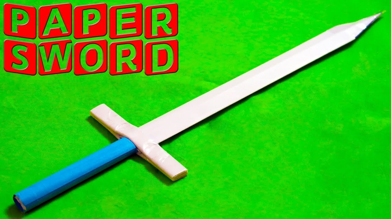 How To Make A Paper Sword easy Paper Sword how-to-make-a-paper-sword-easy-paper-sword