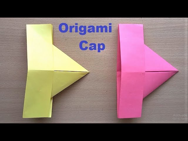 Amazing Origami Paper Hat Making How To Make Paper Cap At Home 