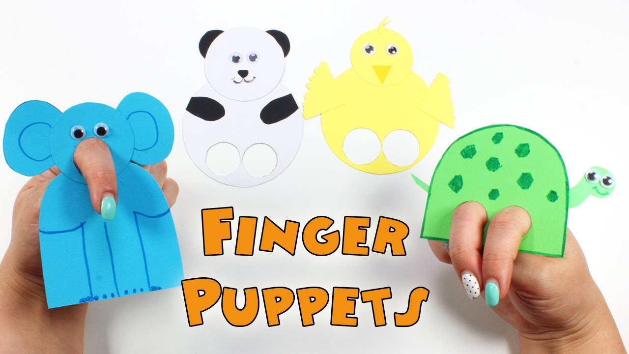 DIY Finger Puppets How To Make Finger Puppets For Kids