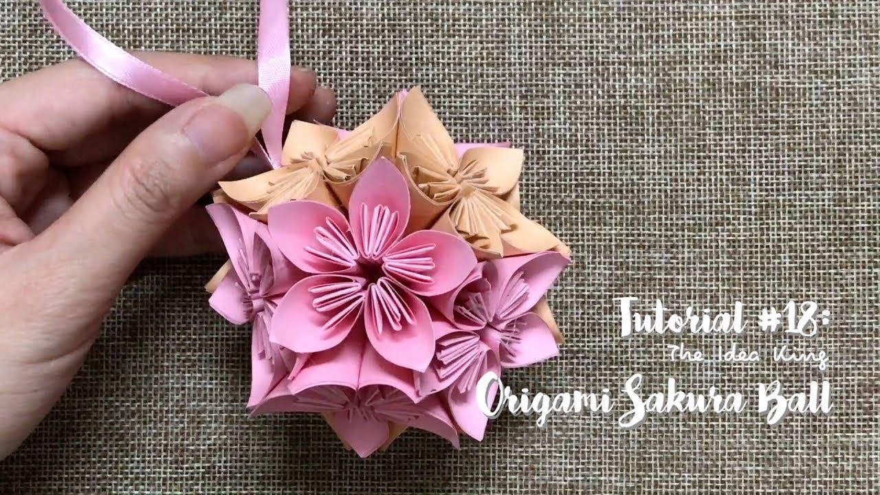 How To Make Origami Sakura Ball Step By Step The Idea King Tutorial 18 how-to-make-origami-sakura-ball-step-by-step-the-idea-king-tutorial-18