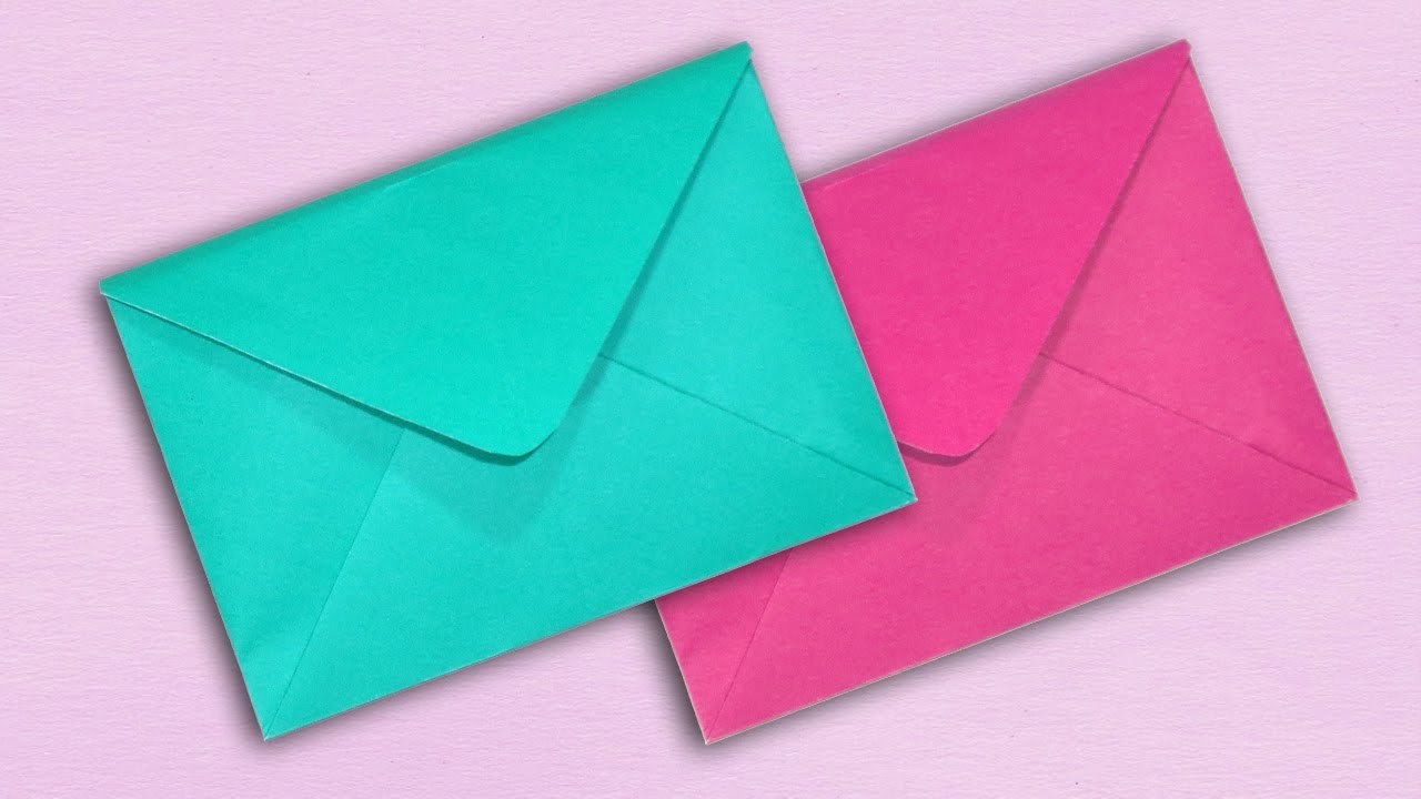 Paper Envelope Making Without Glue Or Tape DIY Easy Origami Envelope 