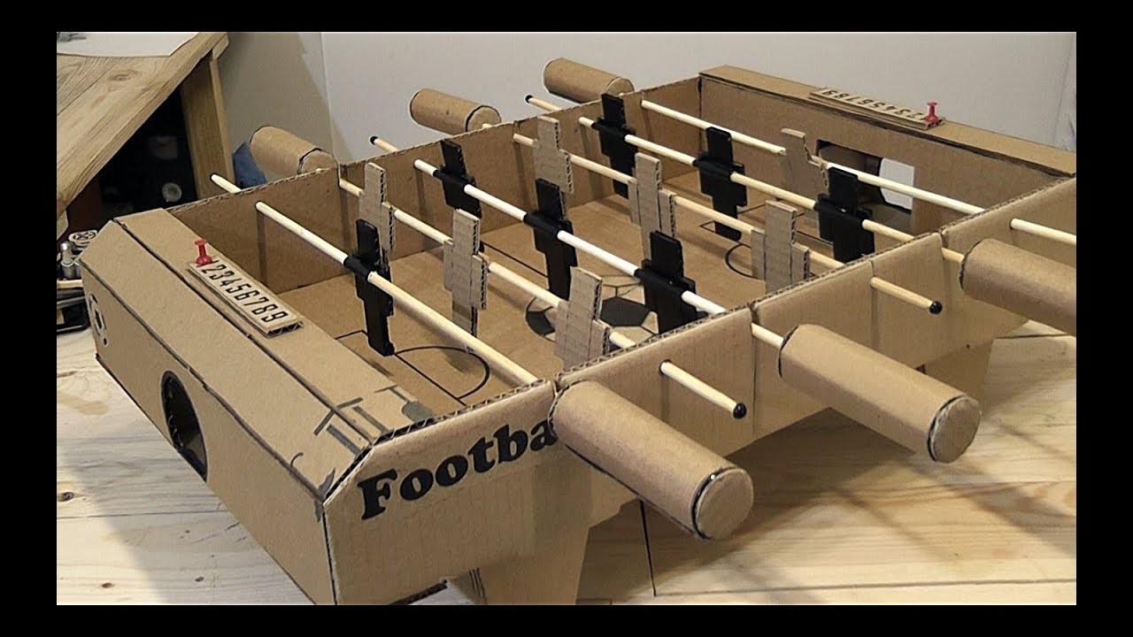 Wow Amazing DIY How To Make A Football Tables Soccer Table From 
