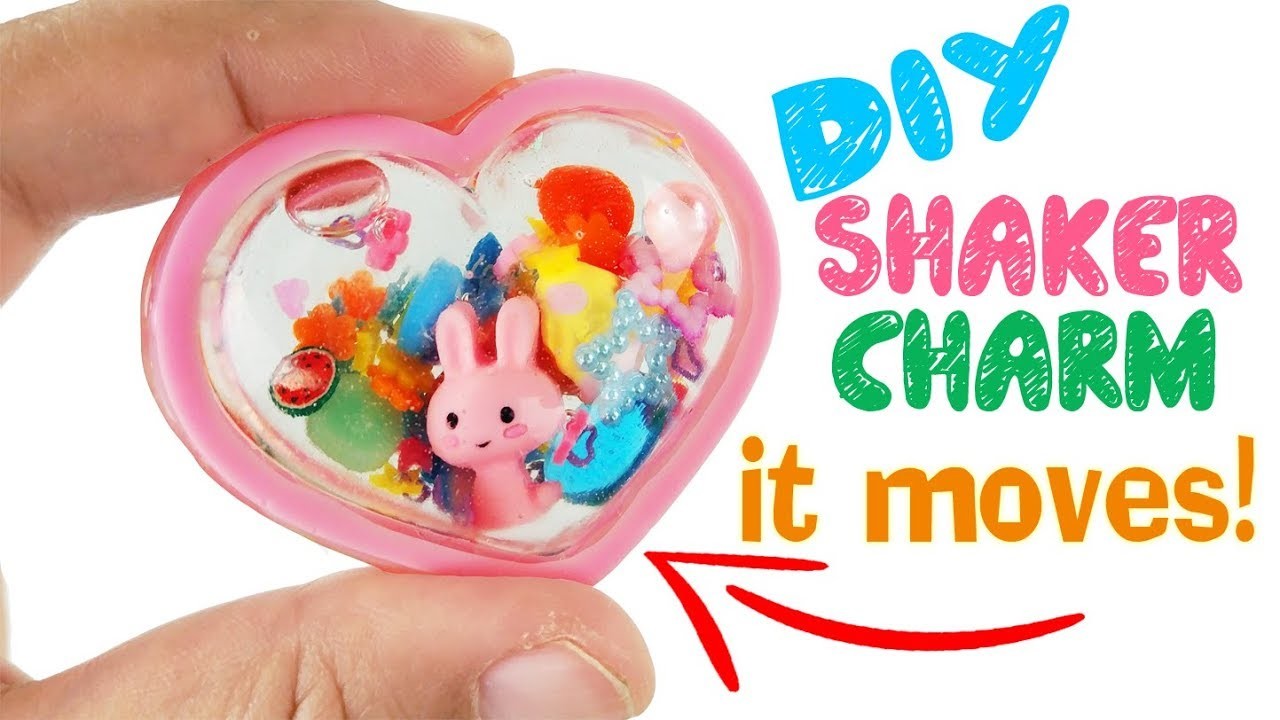 HOW TO MAKE CUTE DIY SHAKER CHARM craft Resin tutorial hero academia ... HOW TO MAKE CUTE DIY SHAKER CHARM craft Resin tutorial hero academia ...