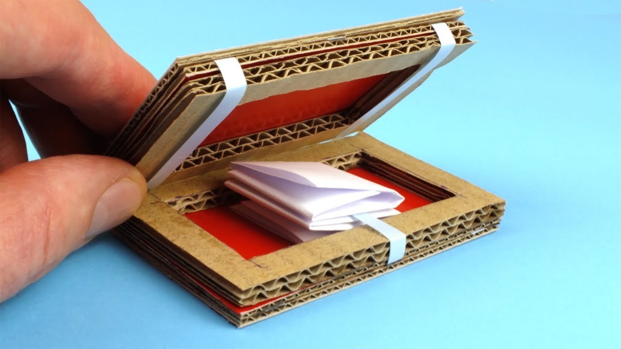 How To Make Magic Box Out Of Cardboard Awesome Trick
