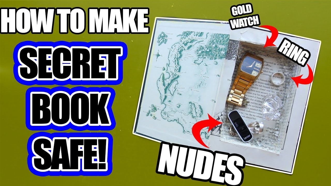 How To Make A SECRET BOOK SAFE 