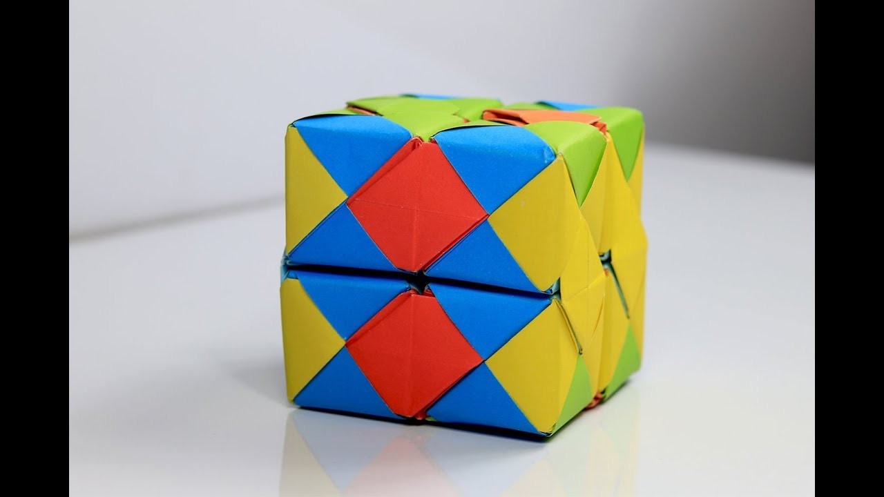How To Make A Paper Infinity Cube Easy Origami Infinity Cube