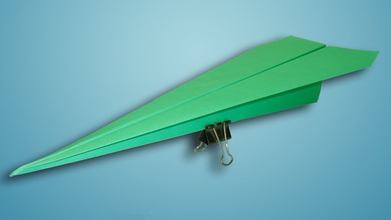 Make A Quick Paper Airplane Glider That Flies Far Easy Tutorial 