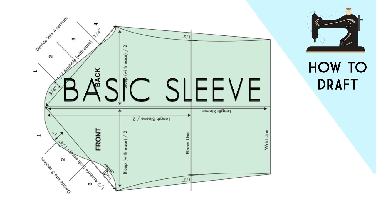 Drafting Basic Sleeve Pattern In Professional Ways drafting-basic-sleeve-pattern-in-professional-ways