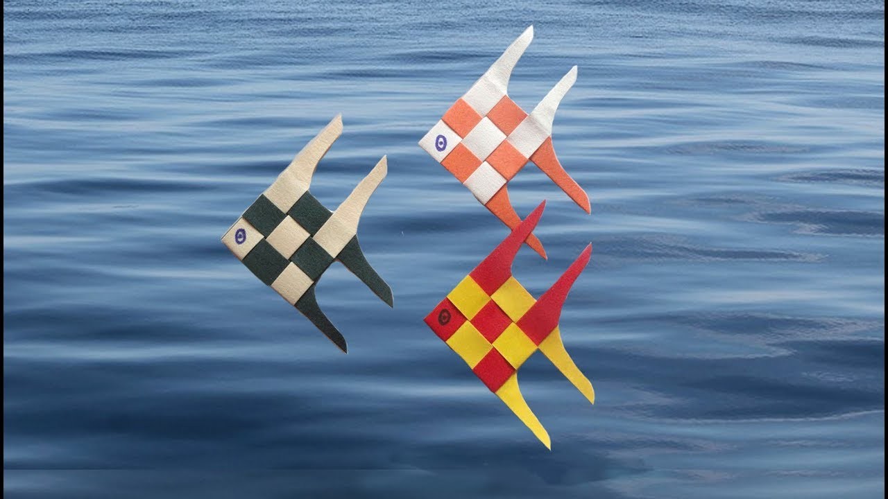 how-to-make-simple-easy-paper-fish-paper-craft-ideas-tutorial