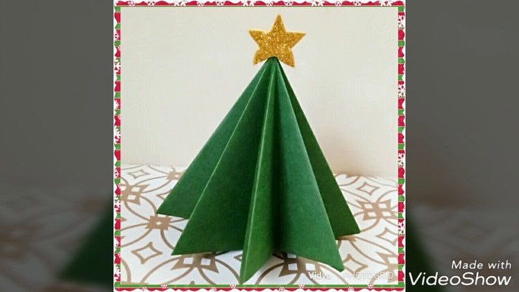 HOW TO MAKE PAPER CHRISTMAS TREE 1 how-to-make-paper-christmas-tree-1