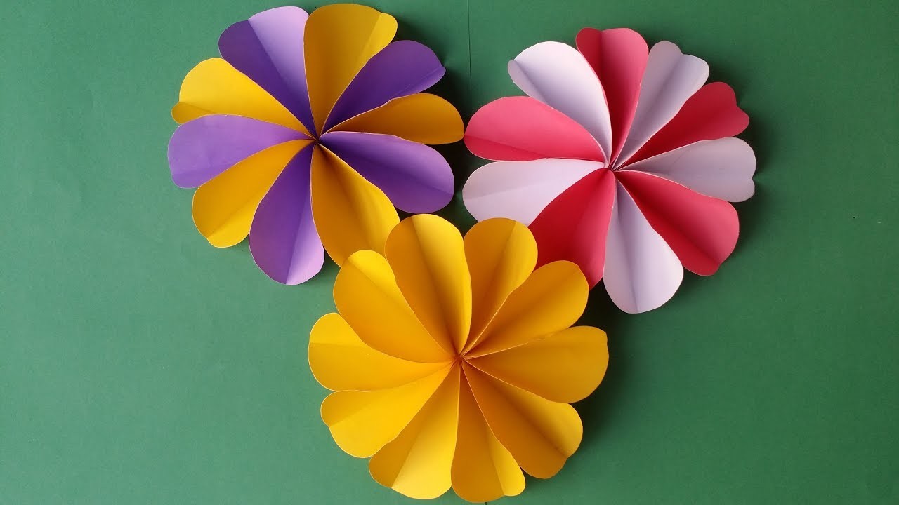 DIY How To Make Easy Beautiful Paper Flower