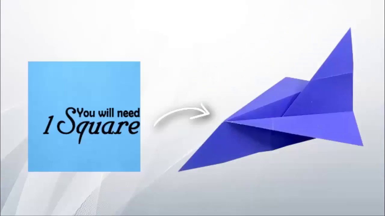 How To Make Paper Airplane That Fly Origami Airplane Tutorial