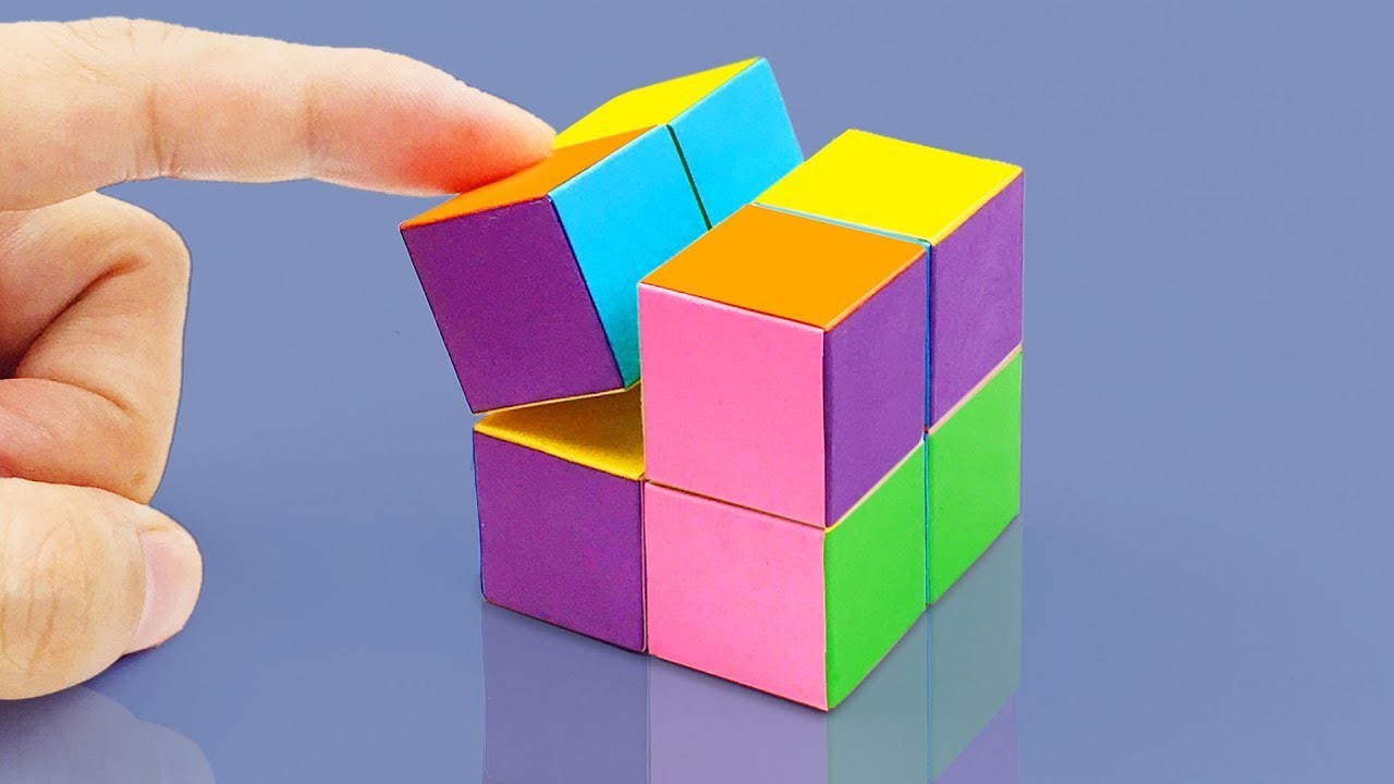 How To Make An INFINITY CUBE Out Of Paper 