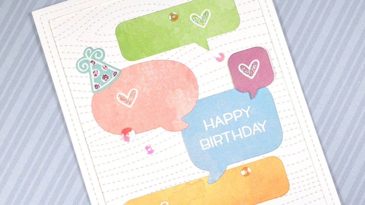 How To Make A Cute And Simple Birthday Card