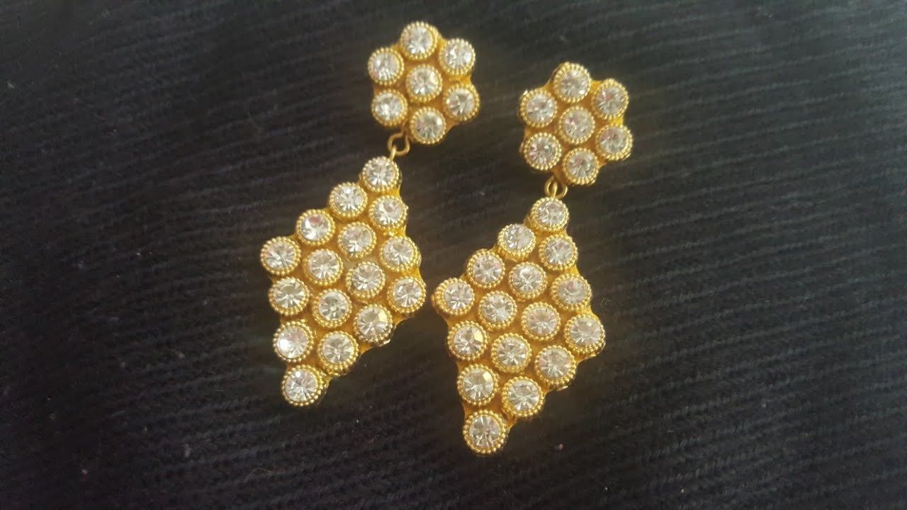 How To Make Party Wear Earrings DIY THE STUNNING HANDMADES 
