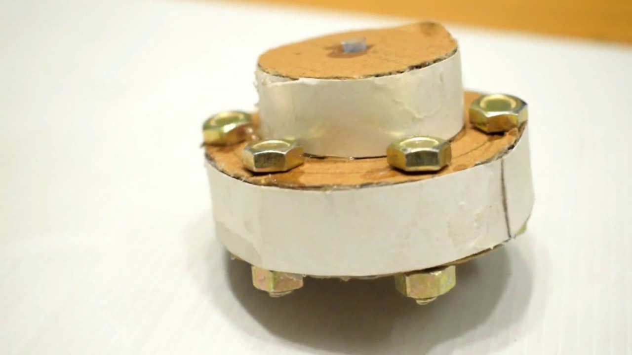 Make A Beyblade With Cardboard Which Works Great 