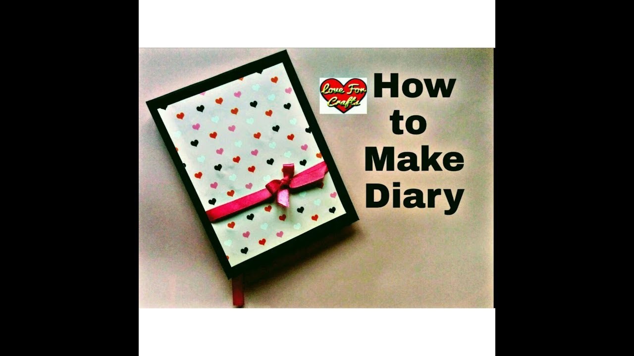 How To Make Diary DIY Paper Crafts how-to-make-diary-diy-paper-crafts