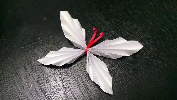How To Make A Simple Paper Butterfly Wall Decoration how-to-make-a-simple-paper-butterfly-wall-decoration