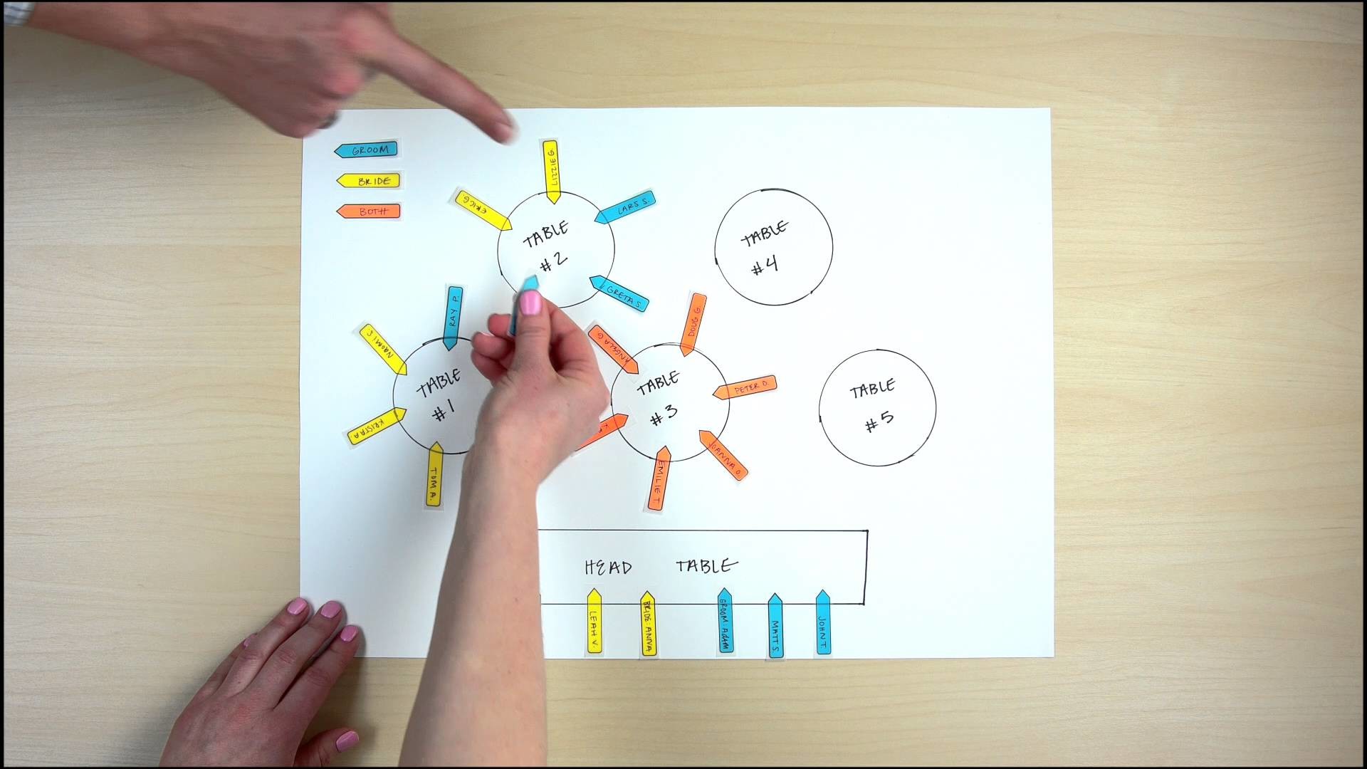How To Create A Wedding Seating Chart