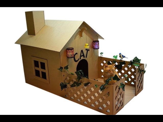 How To Make A House For A Cat Out Of Cardboard how-to-make-a-house-for-a-cat-out-of-cardboard