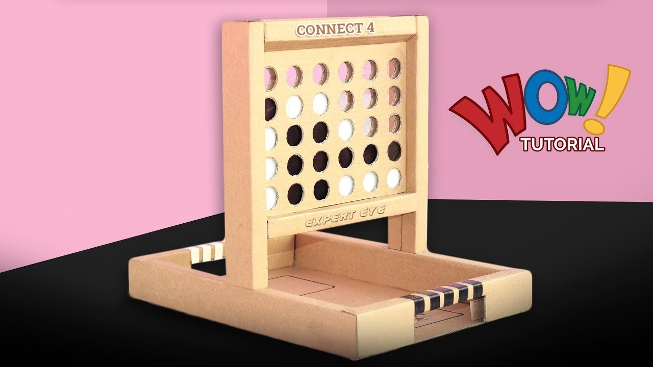 How to Make Connect 4 game from cardboard at home ! Amazing DIY Connect ... How to Make Connect 4 game from cardboard at home ! Amazing DIY Connect ...