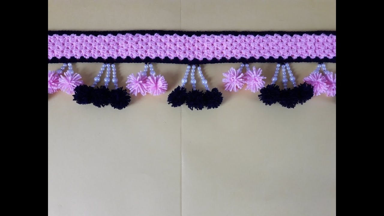 DIY Door Hanging Toran From Woolen Handmade Toran Very Easy How To DIY Door Hanging Toran From Woolen Handmade Toran Very Easy How To