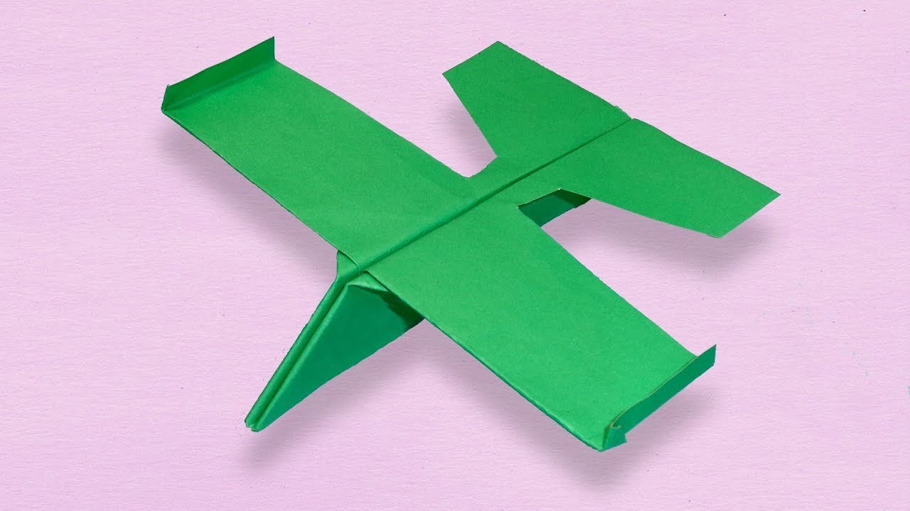 Paper Glider Airplane Best Paper Airplane Glider Making With Color Paper