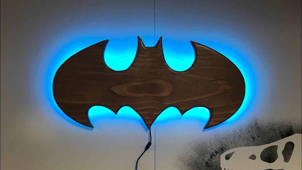 How To Make A Wooden Batman Light