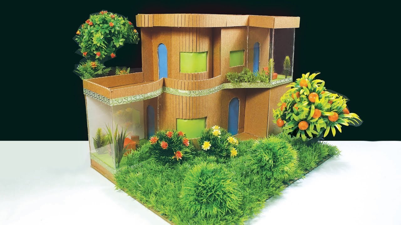 How To Make Beautiful ROYALTY HOUSE From Cardboard how-to-make-beautiful-royalty-house-from-cardboard