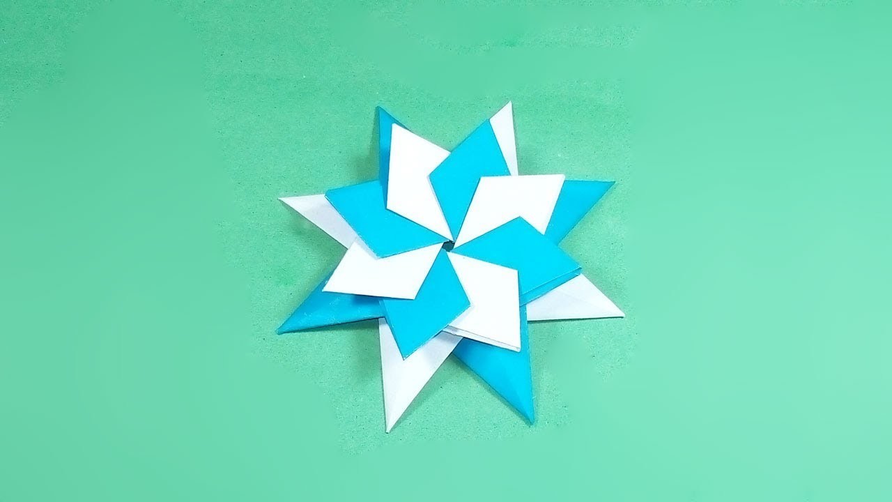 How To Make A Paper Magic Star Origami Magic Star Instructions Easy Paper Origami
